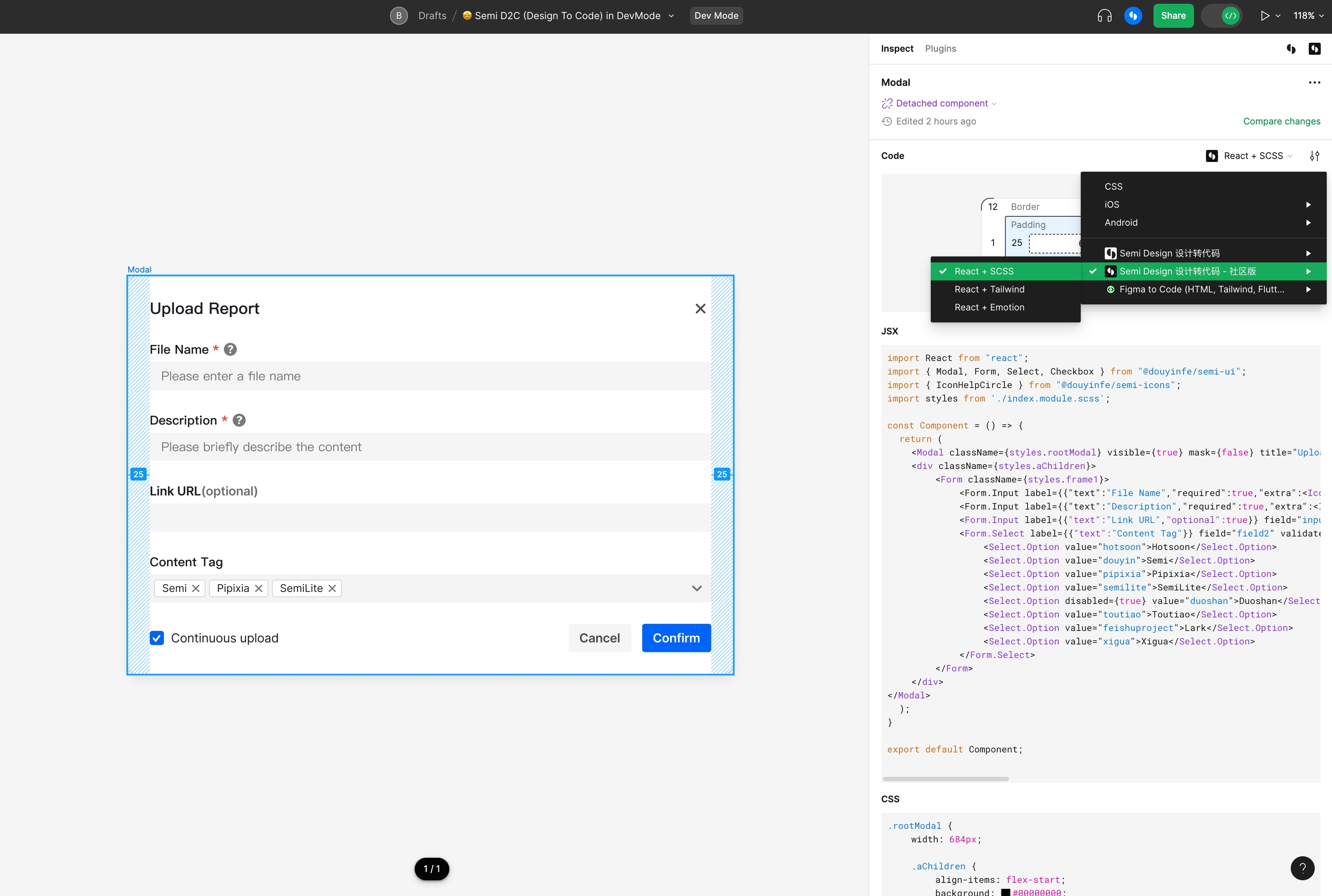 Semi D2C 设计稿转代码的演进之路 · DouyinFE/semi-design Wiki · GitHub